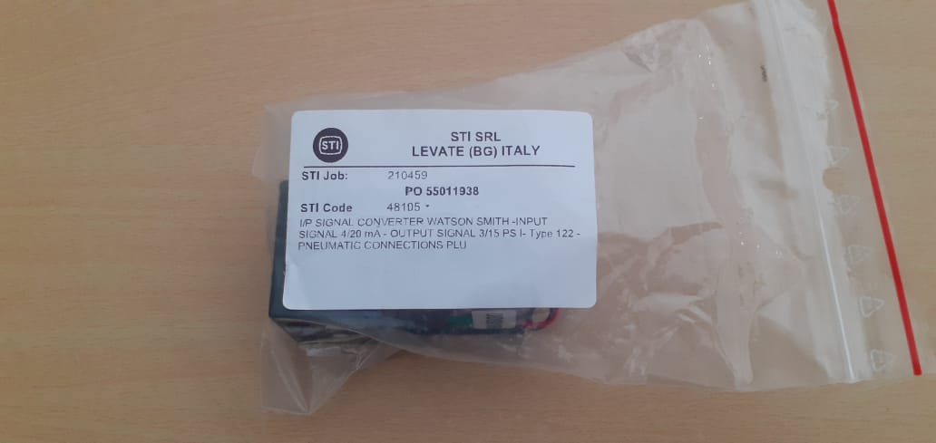 Watson Smith I/P Converter Type 122 | indostartech.co.id